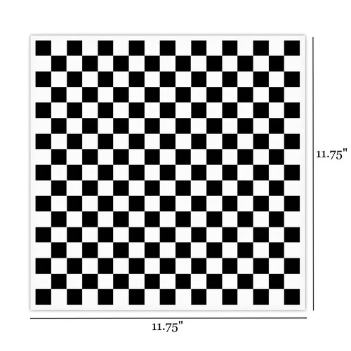 250 Checkered Deli Liners And 30 Red Fast Food Baskets 8.9 X 5.6 X 1.5 ...
