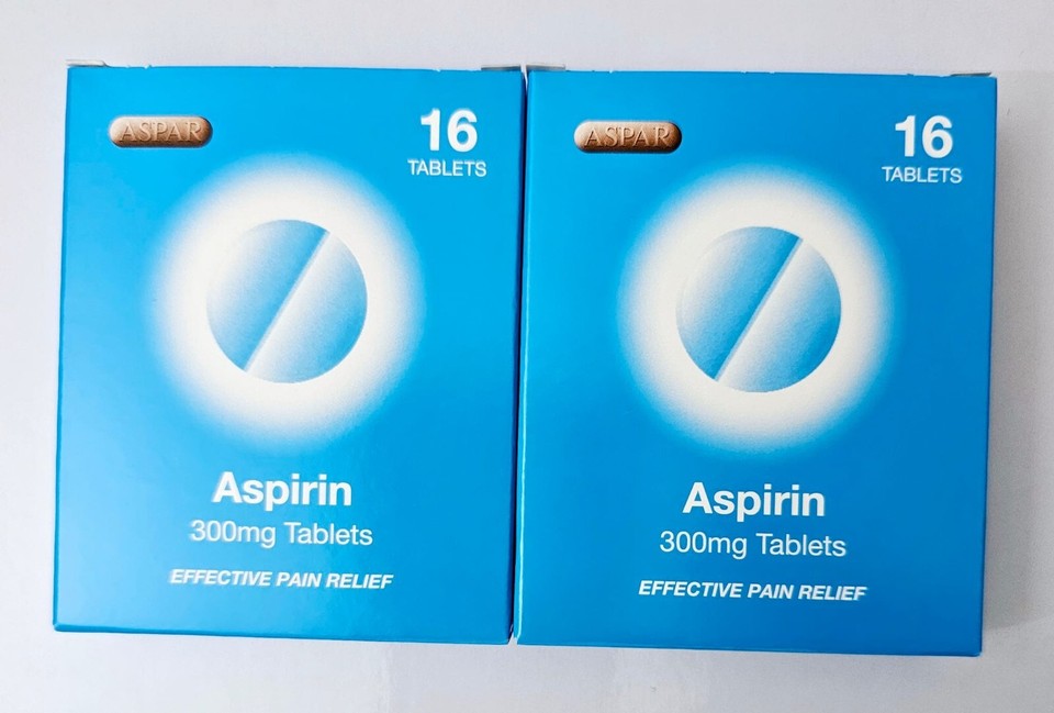 32 Dispersible Asprin / Asprin Tablets Pain Relief Toothache Cold Flu ...