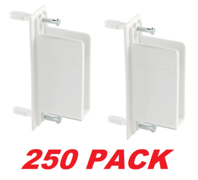 Rubbermaid Closet Wall End Shelving Rack Bracket Preloaded For ...