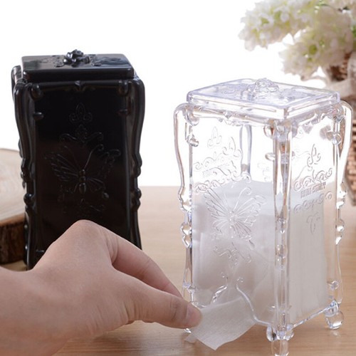 Makeup Cotton Pad Organizer Storage Box Nail Art Wipe Cotton Makeup ...
