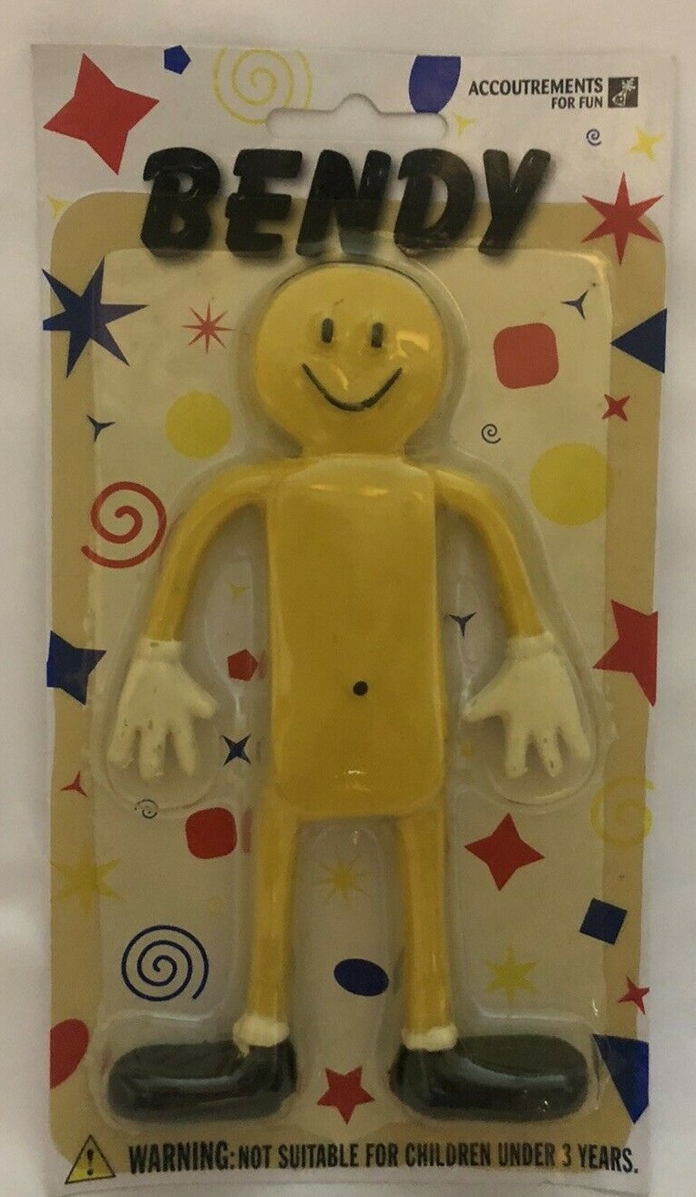 Bendy Smiley Face Flexible Figure NEW-made for Accoutrements in Seattle ...