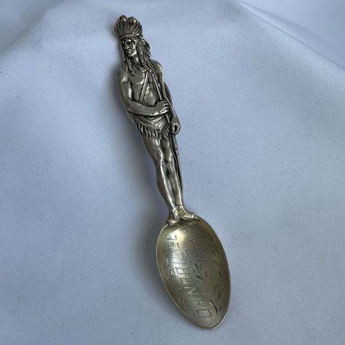 Antique Sterling Silver Full Body Native American Indian W Shield ...