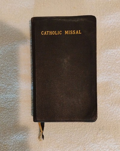 The Catholic Missal 1934 P.J. Kennedy & Sons Philidelphia Leather HC ...