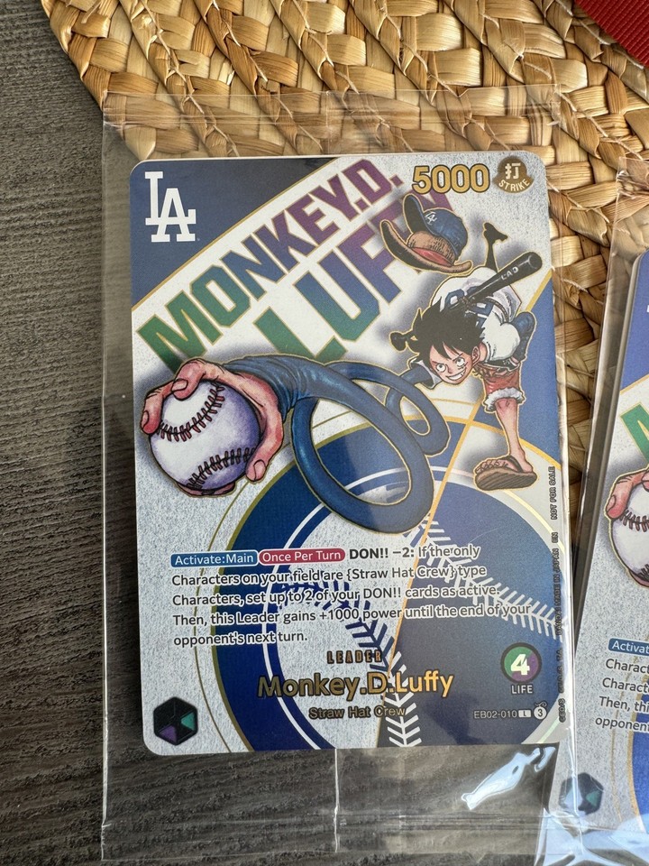 LA Dodgers × One Piece Promo Card – Monkey D. Luffy – 07/03/25 – OPTCG ...