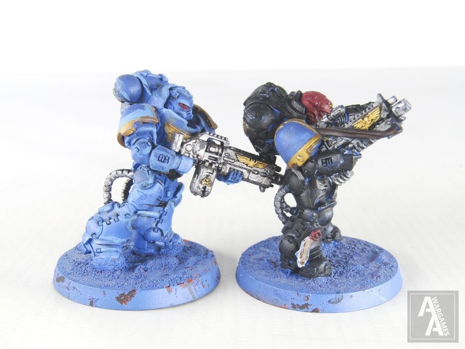 (3285) 2x Primaris Heavy Intercessors Space Marines Adeptus Astartes ...