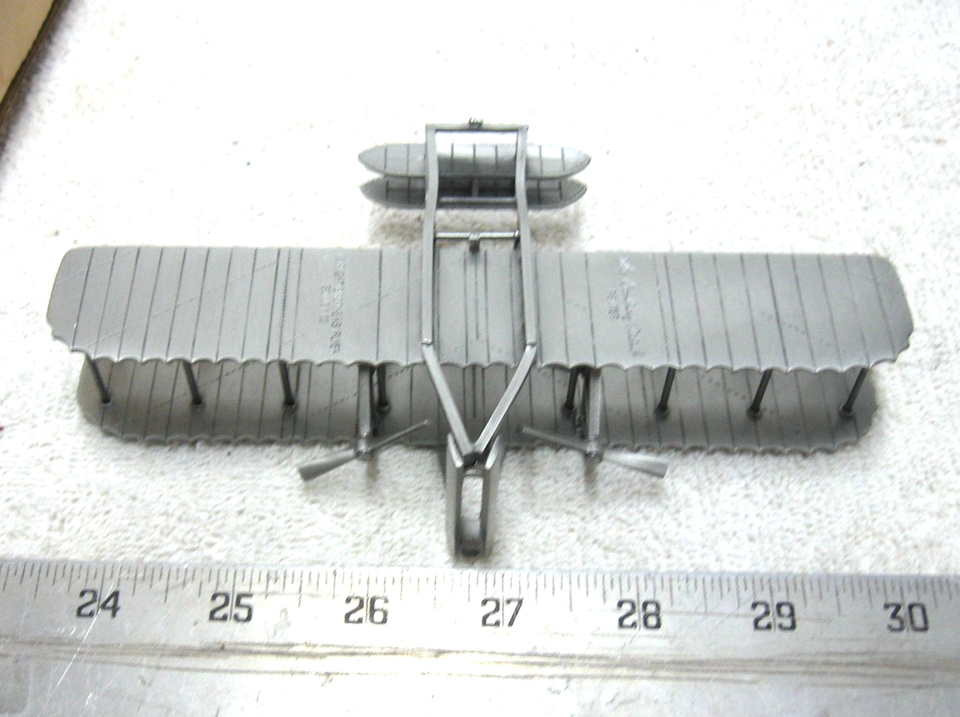 1/69 DANBURY WRIGHT BROTHERS FLYER 1ST FLIGHT PEWTER GLIDER KITTY HAWK ...