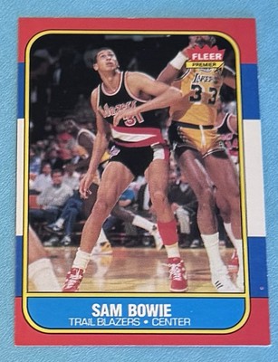 1986-87 Fleer #13 Sam Bowie Rookie RC | eBay