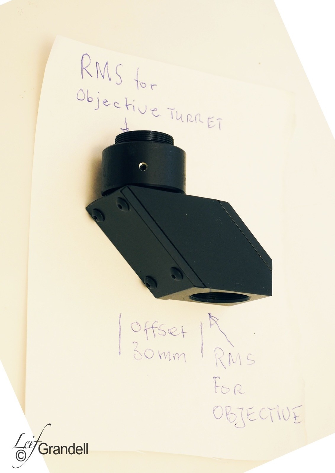 Microscope offset 30mm prism for Nikon Leica Olympus Zeiss RMS | eBay