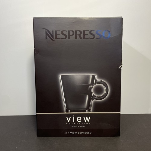 Nespresso View Collection set, 2 Espresso Cups & 2 Stainless Steel ...