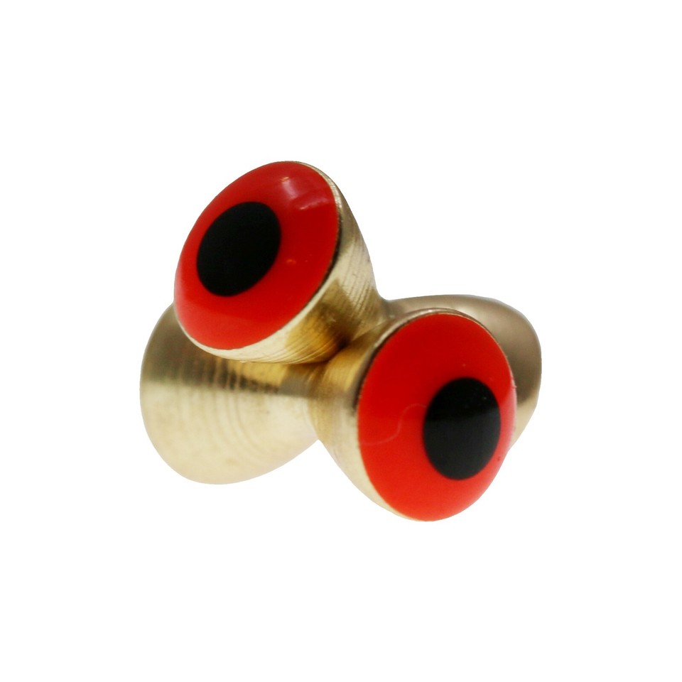 Temorah 40 PCS Total 20 Colors Assorted Brass Dumbbell Eyes for Fly ...