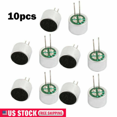 10pcs Electret Condenser Microphone Cylindrical High Sensitivity -30 ...