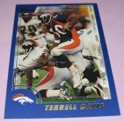 2000 Topps #290 Terrell Davis Broncos Georgia | eBay