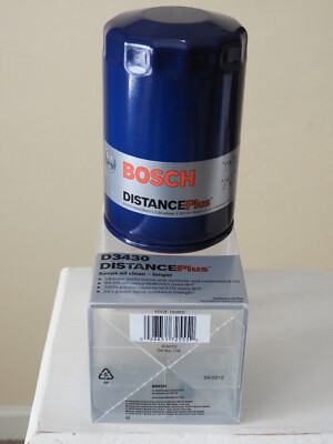 Genuine Bosch D3430 Distance Plus "Holds More Dirt" Oil Filter, 1 Pack ...