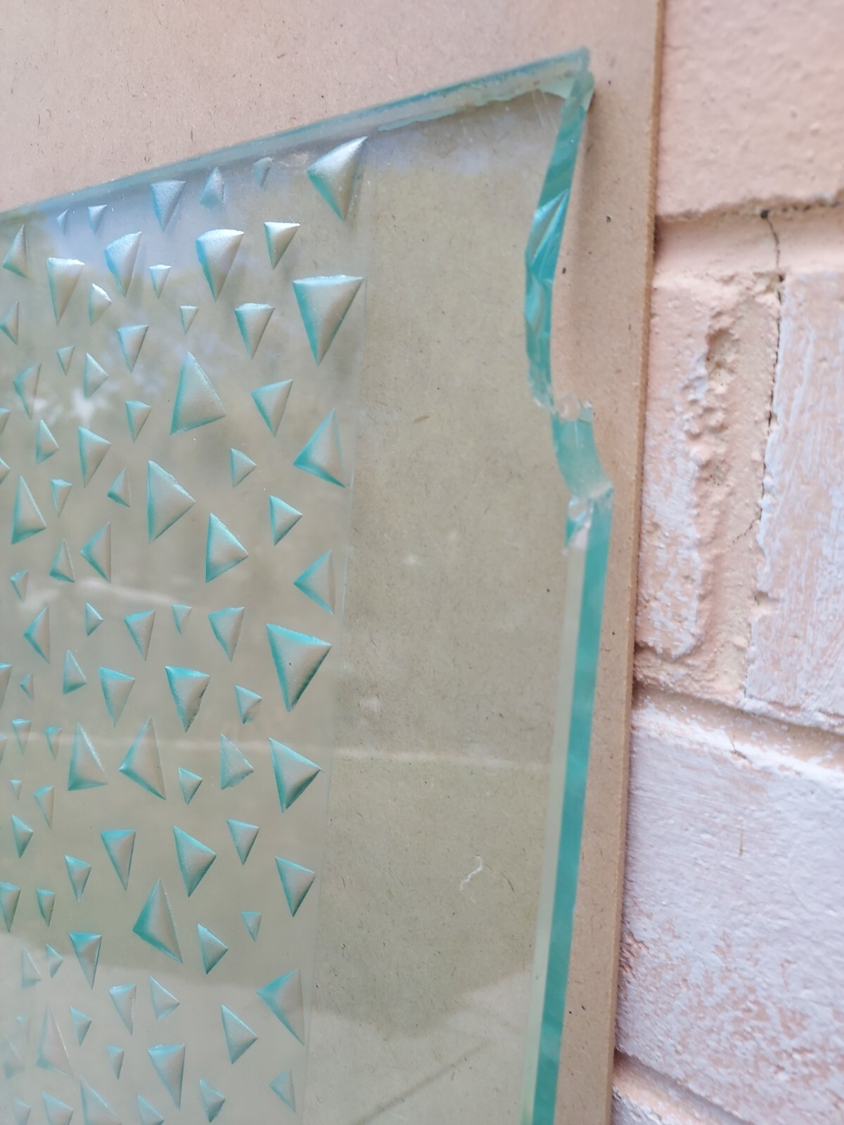 Thick Textured Frameless Glass Panel Screen 10mm | eBay