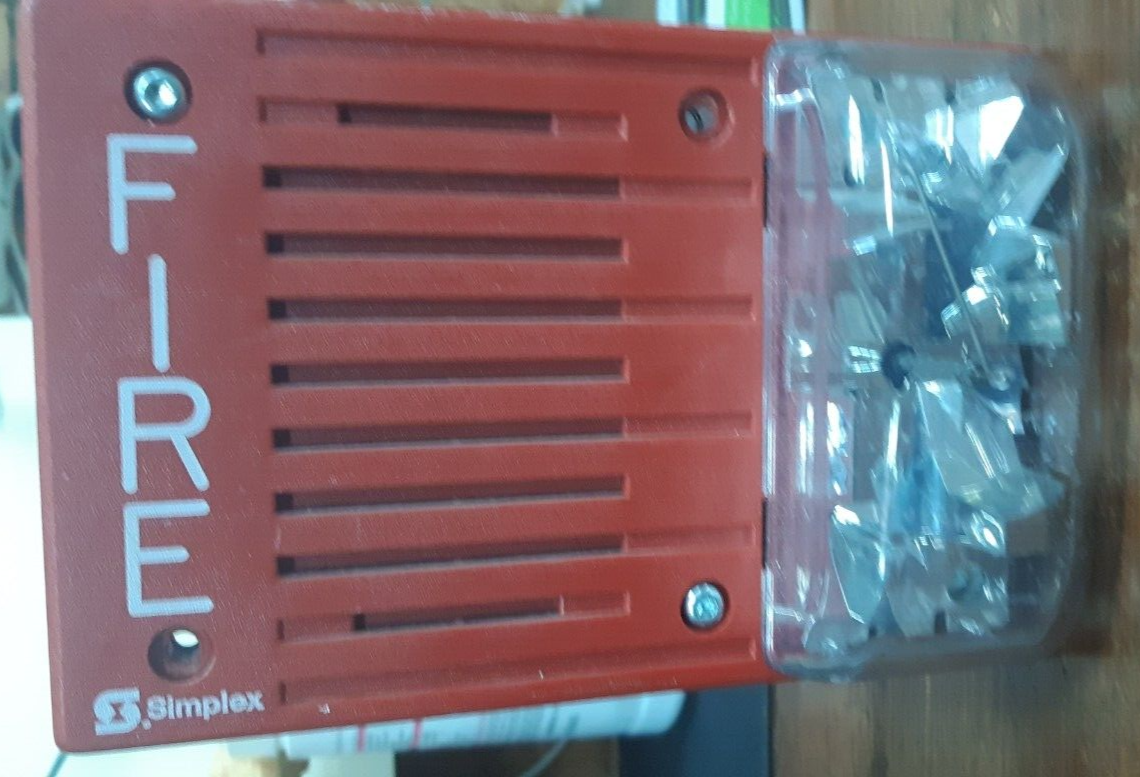 Simplex 4903-9219 Horn Strobe Fire Alarm - Red for sale online | eBay
