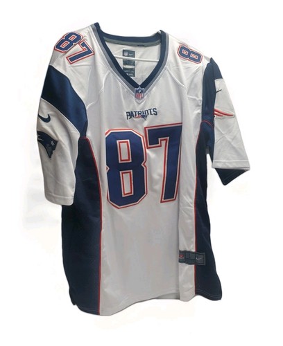 NWT Nike ROB GRONKOWSKI #87 On Field Jersey White Mens LARGE New 2011 ...