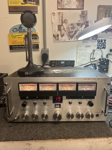 DAK MARK X SSB RADIO TELEPHONE W/ Stock D-104 power mic | eBay