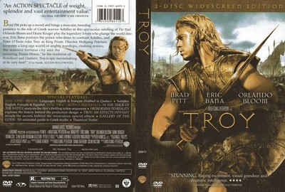 Troy - 2004 DVD Widescreen 2 DISC ONLY! Very Good Used Condition FREE ...