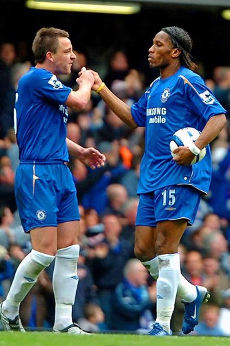 Didier Drogba John Terry Chelsea FC Stamford Bridge Photograph Print | eBay