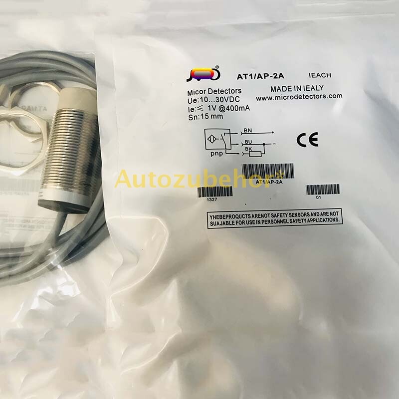 1PCS New AT1/AP-2A Micro Inductive Proximity Switch 10-30VDC 400mA 15mm ...
