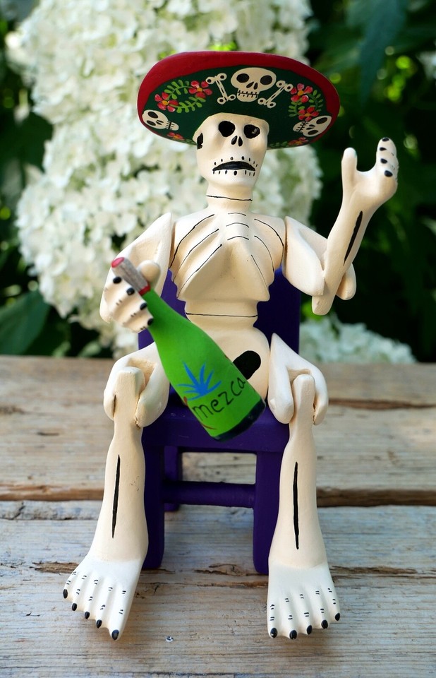 Day of the Dead Alebrije Articulated Skeleton Handmade Oaxaca Mexican ...