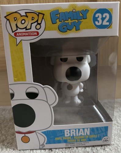 Funko Pop! Animation Family Guy Brian #32 | eBay UK
