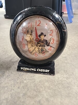 HOPALONG CASSIDY KNIFE ALARM CLOCK & BUTTON | eBay