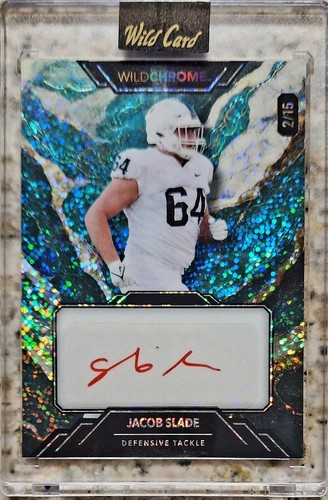 Sports Cards 2023 Wild Card Widchrome Jacob Slade Wildmarble 2/15 Card ...