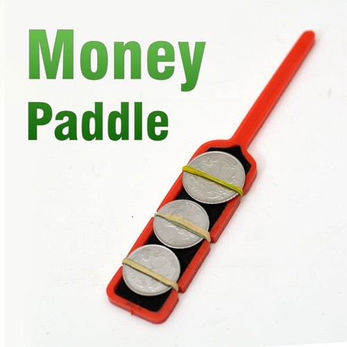 Magician's Money Paddle Gimmick Coin or Bill Transformation Illusion ...