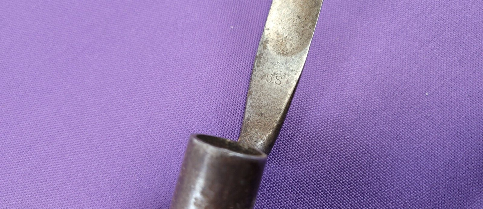 Scarce U.S. Cadet Rifle Model 1868/69 Socket Bayonet "W" & "U.S ...