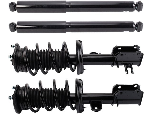 57TD44W Front and Rear Shock Strut and Coil Spring Kit Fits Ram ...