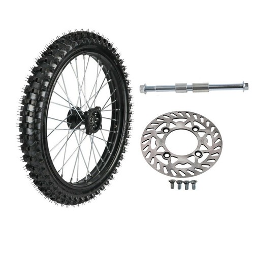 70/100-19 19" Inch Front Wheel Rim Tyre Tire Rotor Trail Dirt Bike ...