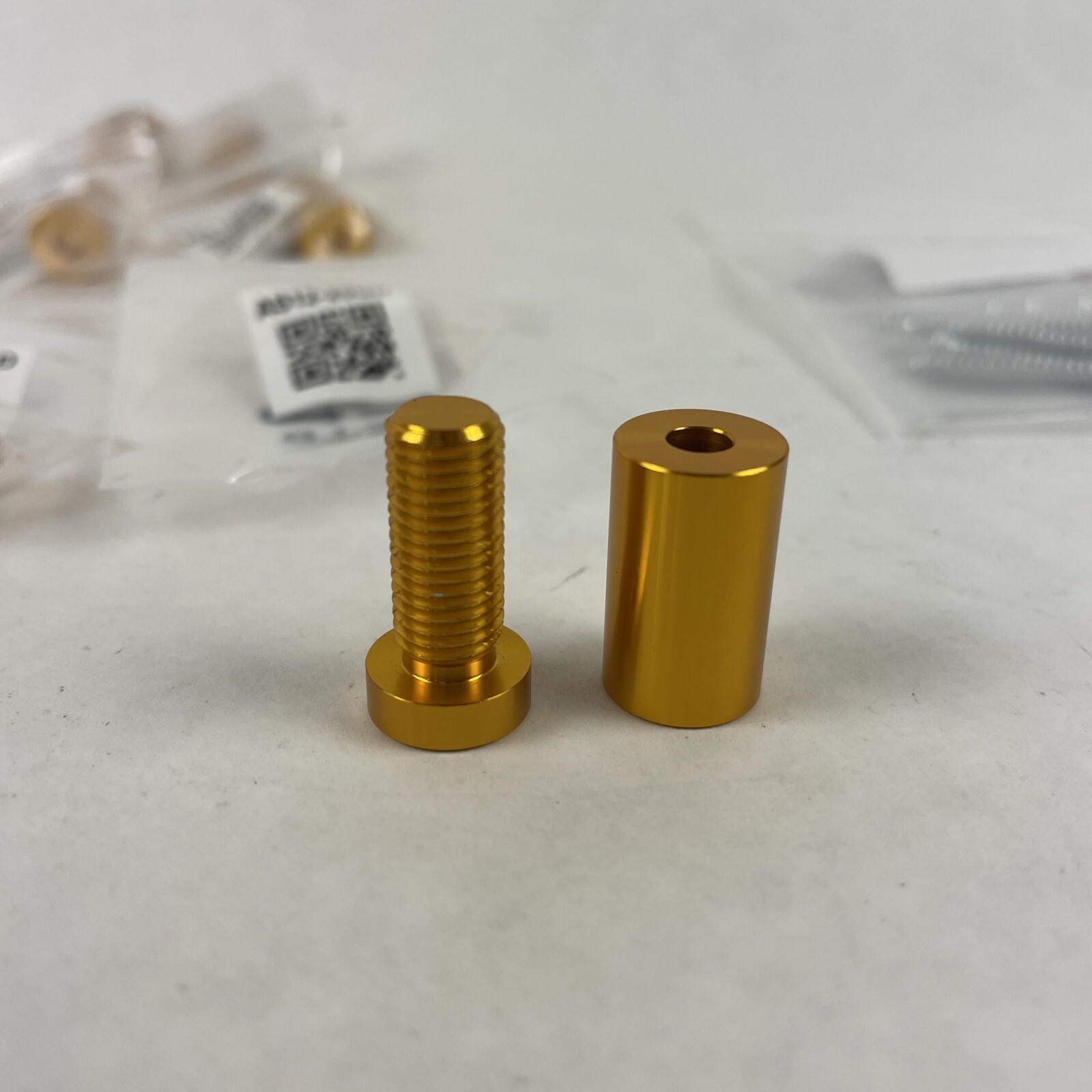 Gold Standoffs 1/2"D x 3/4"L Aluminum Rounded Head Standoffs AL12-25GD ...