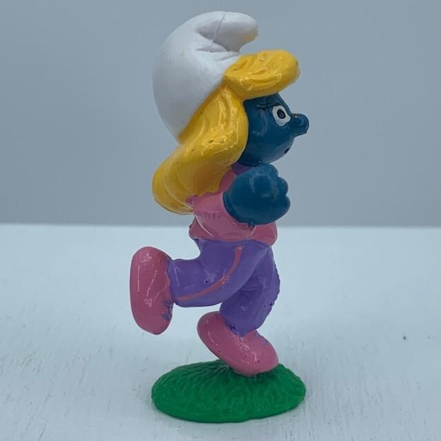 Smurfs 20194 Jogging Smurfette Smurf Pink Running Suit Vtg Peyo Jogger ...
