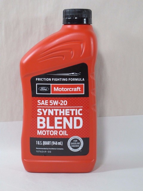 Motorcraft SAE 5W-20 Synthetic Blend Motor Oil XO5W20Q1SP 1 Quart | eBay