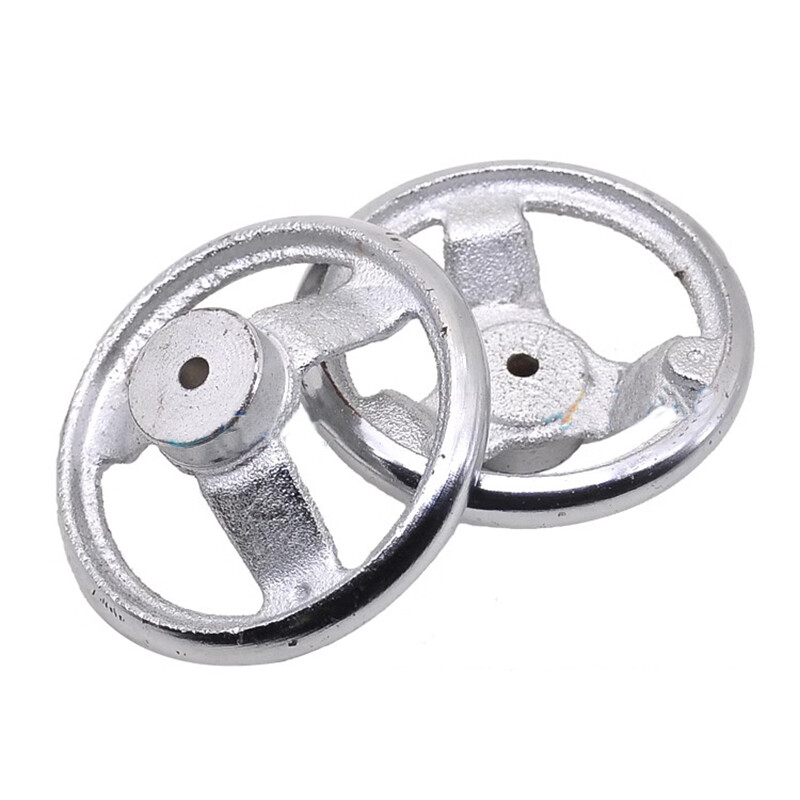 3" - 16" Chrome Plated Handwheel Round Iron Hand Wheel for Milling ...