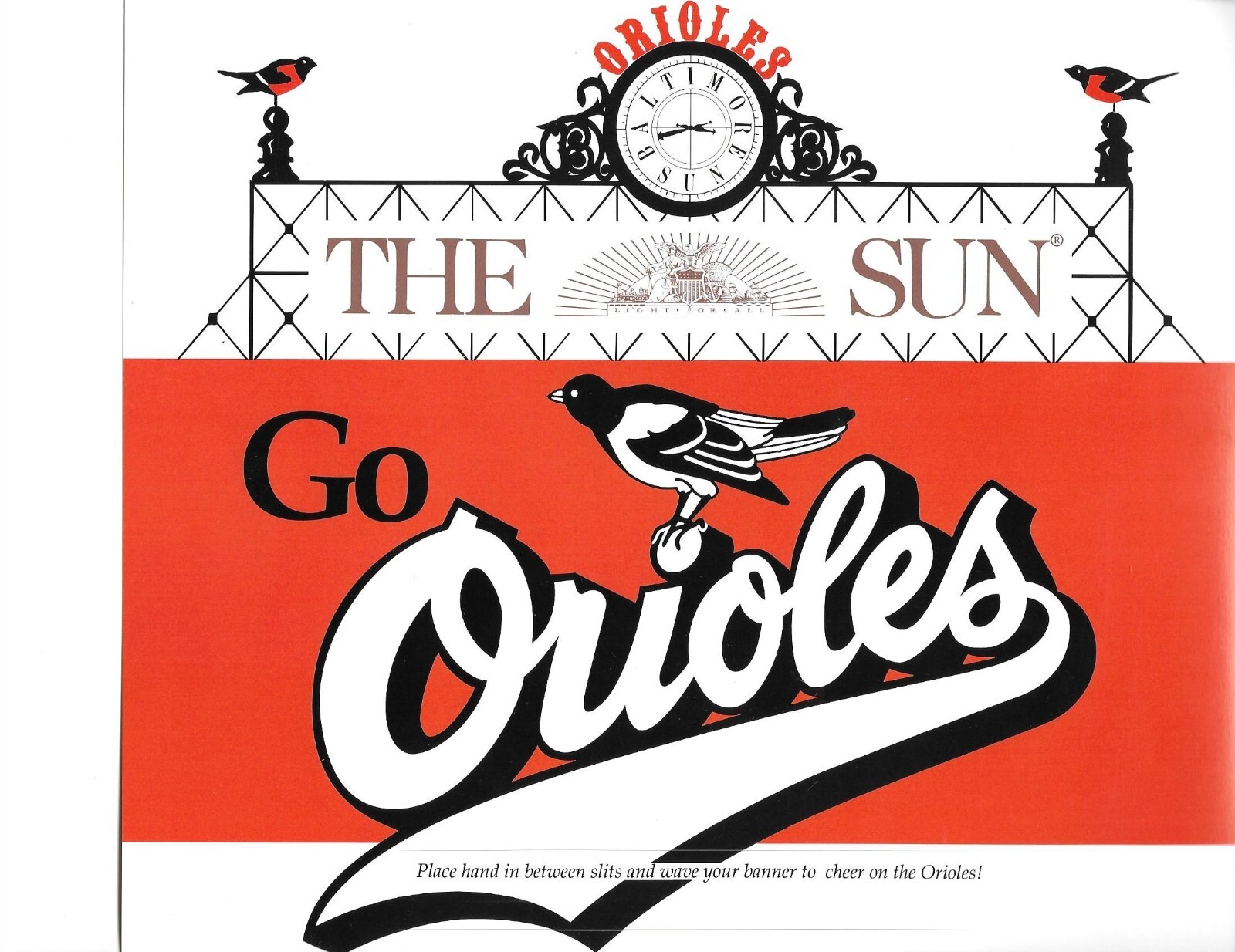 Baltimore Orioles Camden Yards First Opening Day Game Inc. 4 Items ...