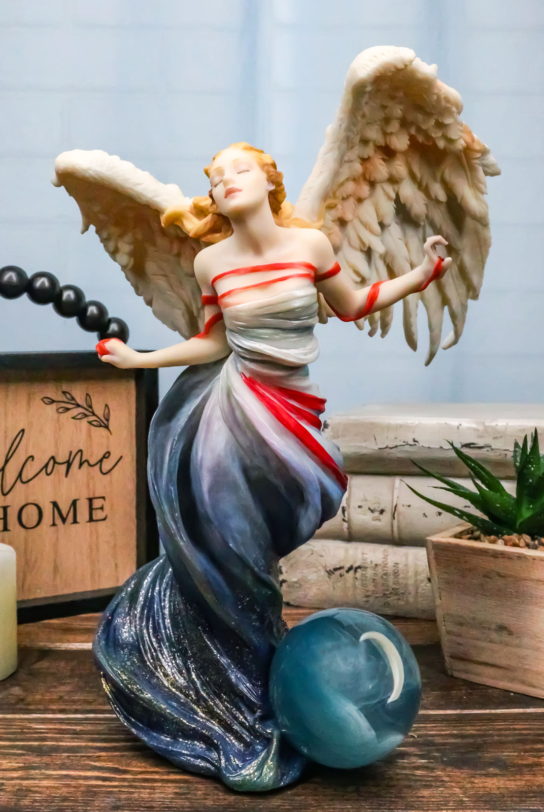 Ptg7410 Written in The Wind Angel Figurine - Sheila Wolks Angels for ...