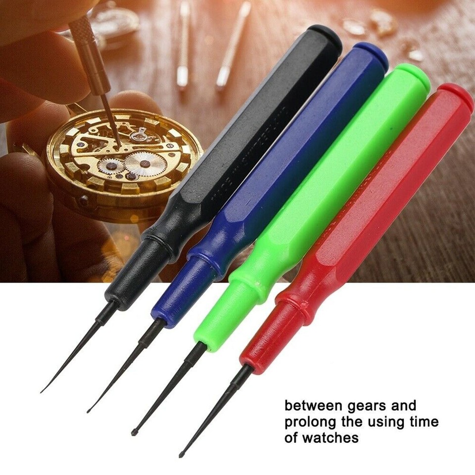 Multiple Tips Oil Pin Pen Set Watchmaker Jeweller Lubricant Adding Tool ...