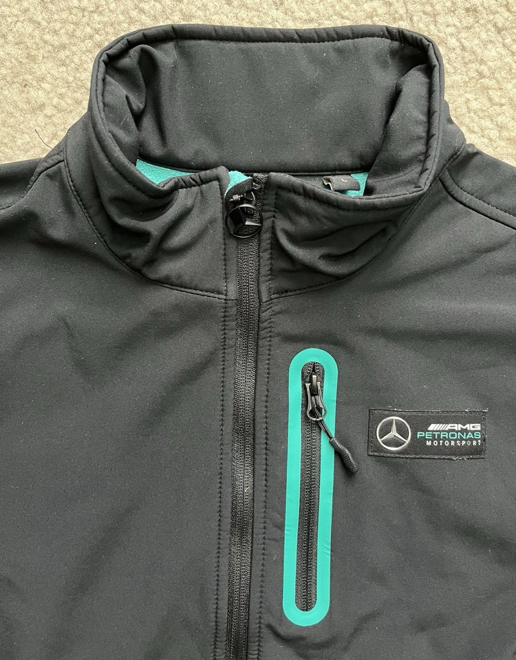AMG Petronas Motorsport Mens L Stichd Mercedes SoftShell Formula 1 Race ...
