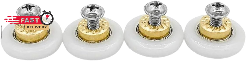 4PCS Shower Door Rollers Runners Wheels Replacement Part Bathroom Glass ...