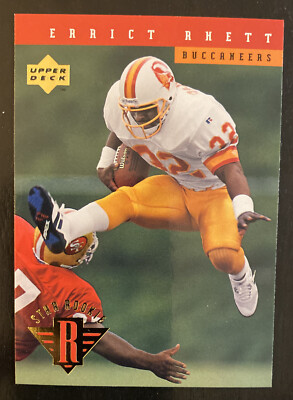 ERRICT RHETT 1994 Upper Deck Star Rookie Card #27 FLORIDA GATOR / Tampa ...