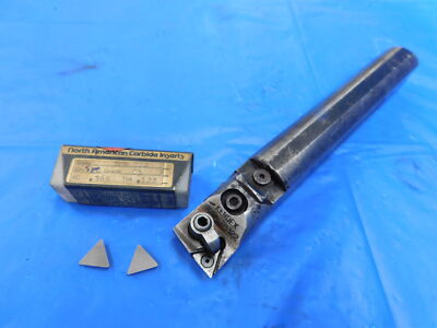 KENDEX 1 1/4" SHANK DIA B 1310 STEEL ADJUSTABLE BORING BAR TPG 322 INSERTS 1.25 | eBay