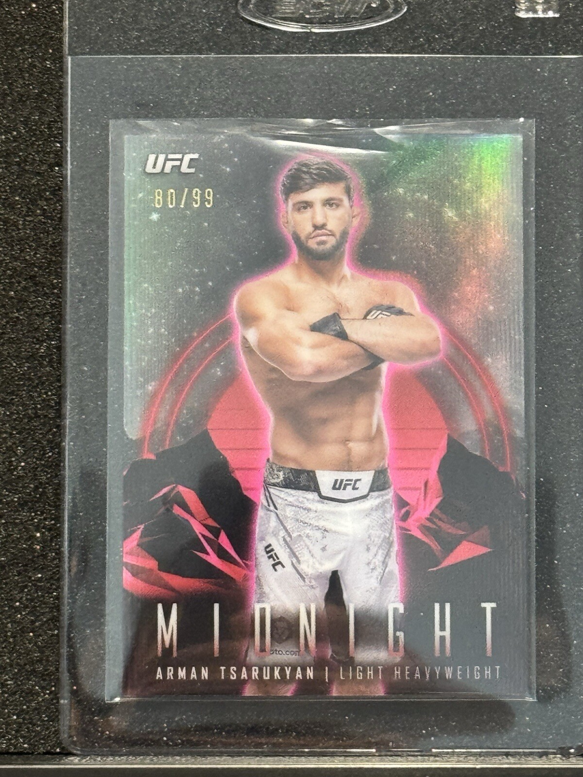 Arman Tsarukyan 2024 Topps Midnight UFC #98 Twilight /99 Price Guide ...