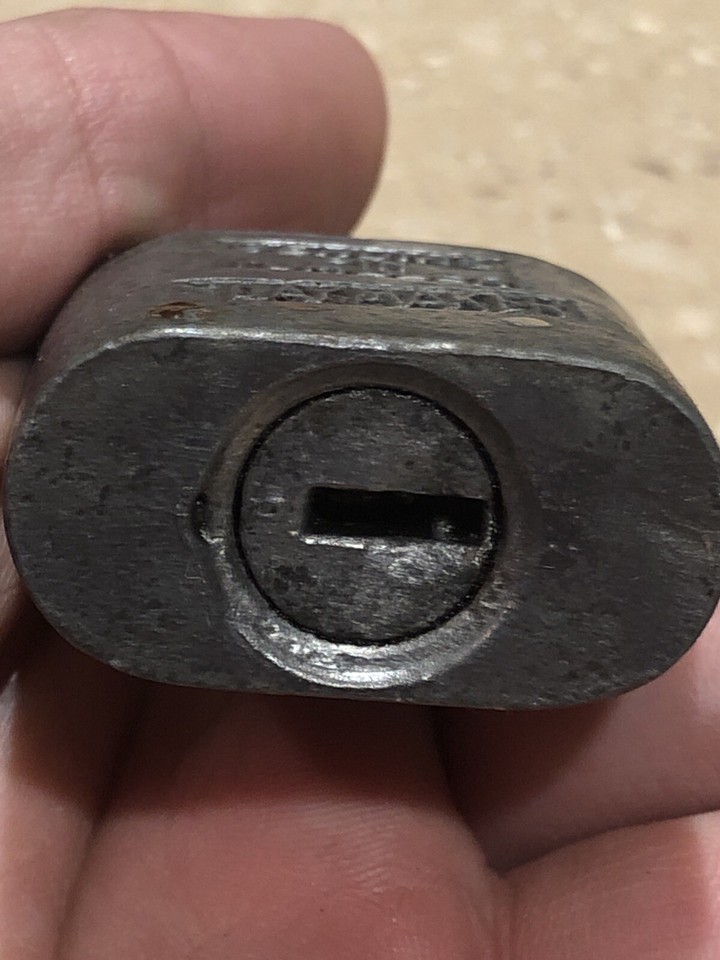 Vintage RARE Slaymaker Genuine Pin Tumbler Railroad Lock Obsolete SEE ...