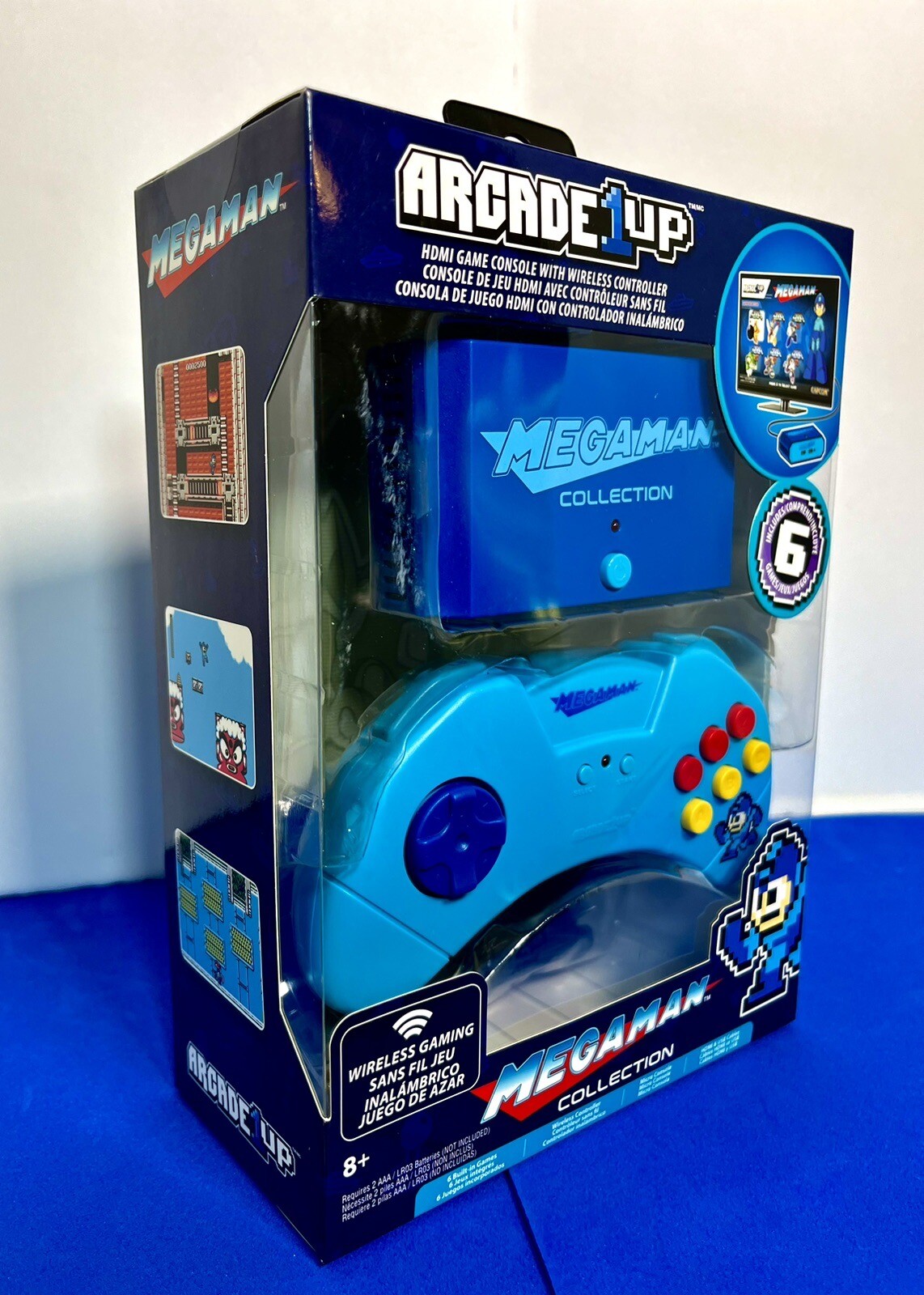 Arcade 1UP - Mega Man Collection HDMI Wireless Game Console - Includes ...