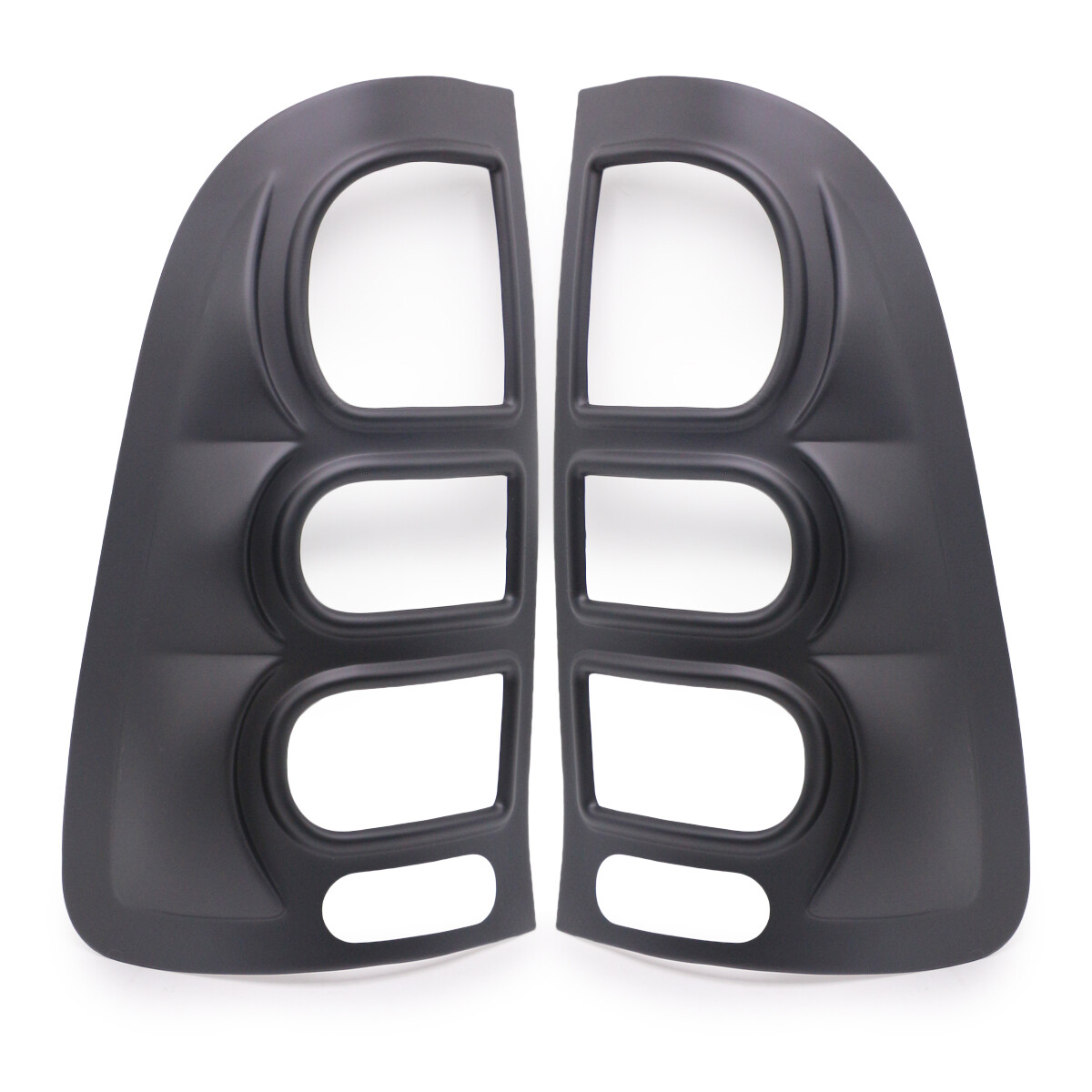 Matte Black Rear Tail Lights Lamp Cover For Toyota Hilux Vigo Mk5 2005 ...