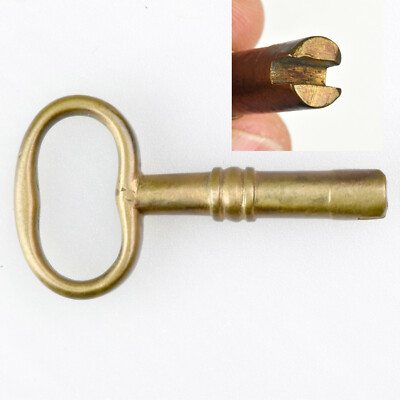 Vintage Unique Brass Single Notch Groove Valve Turn Key | eBay