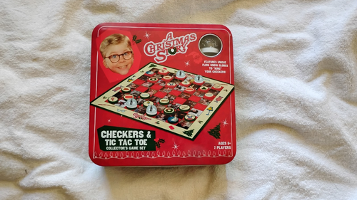 A Christmas Story Checkers and Tic Tac Toe Board Game | eBay