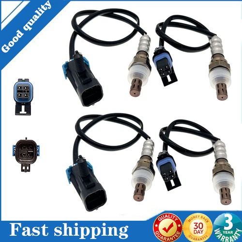 4pcs O2 Oxygen Sensors Up & Down For 2007-2013 GMC Sierra Chevy ...